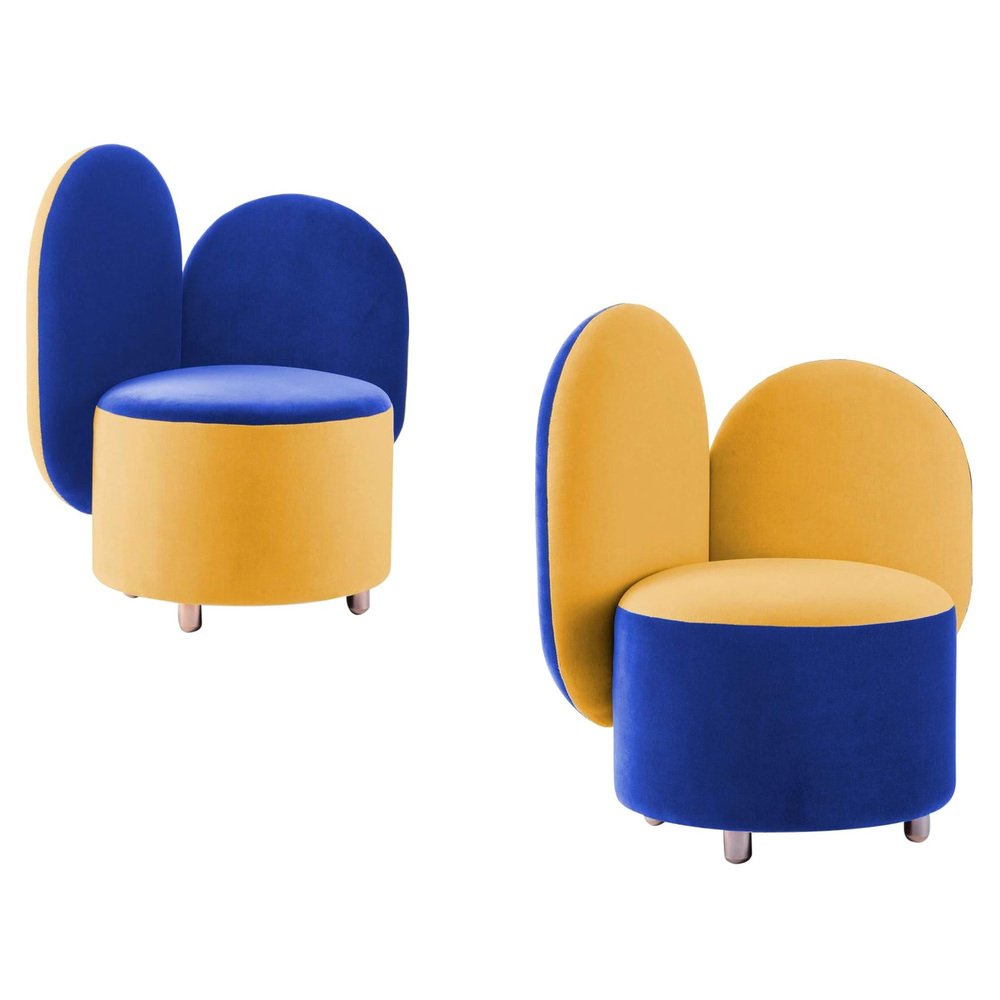 Set of Half Half Chairs by Thomas Dariel for sale at Pamono