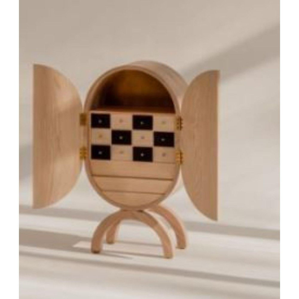 Square Drop Little Cabinet by Nów for sale at Pamono