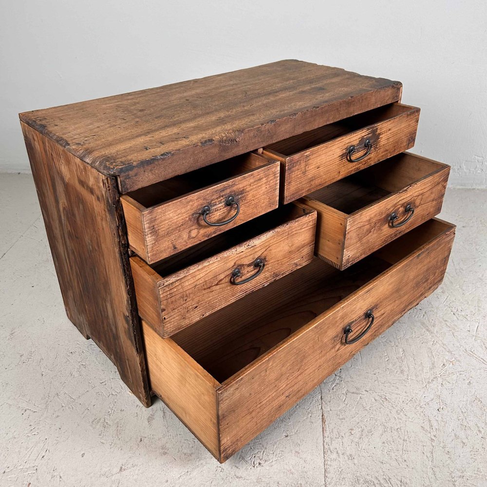 Low Taishō Japan Tansu Chest, Japan., 1920s for sale at Pamono