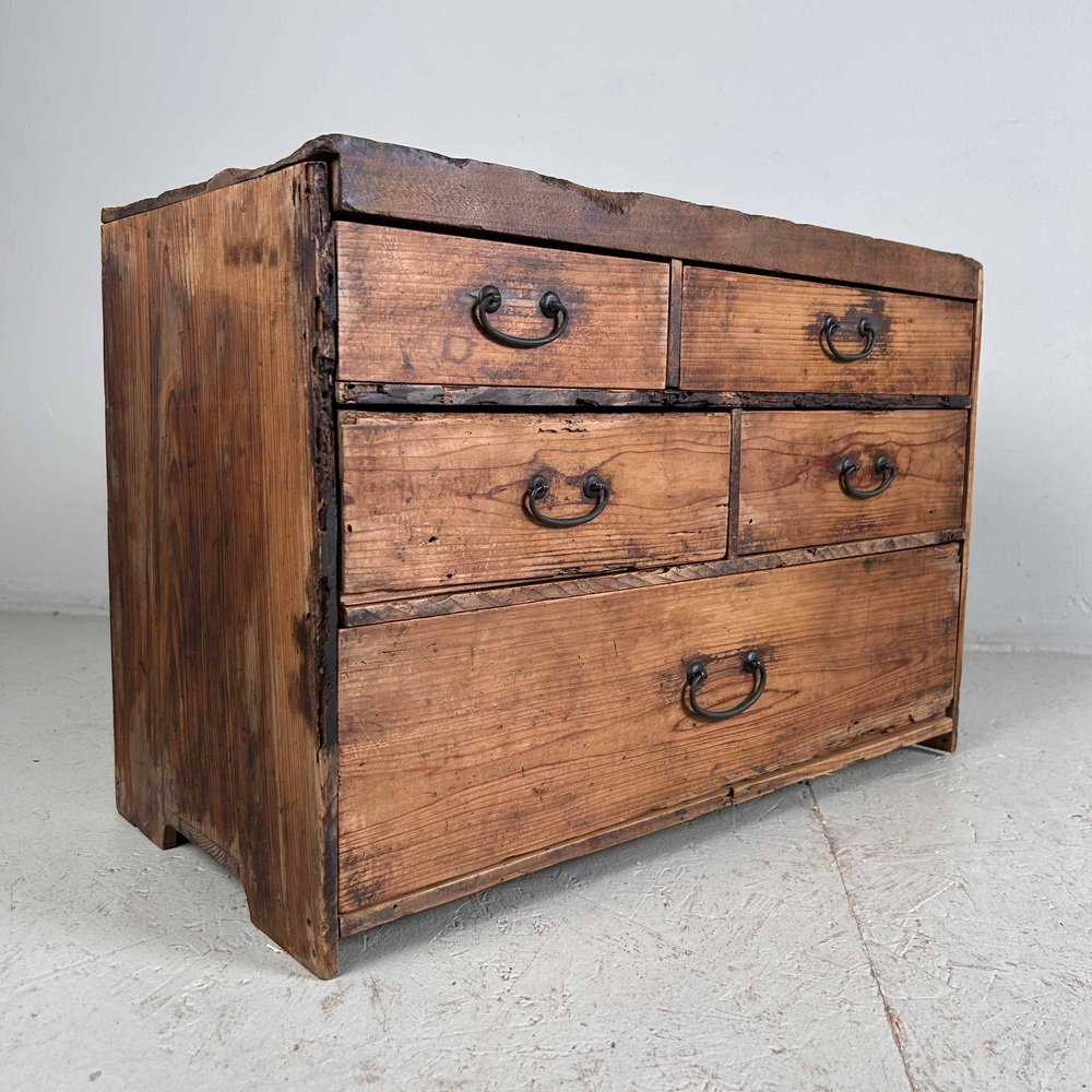 Commode Basse Taishō Japan Tansu, Japon, 1920s en vente sur Pamono