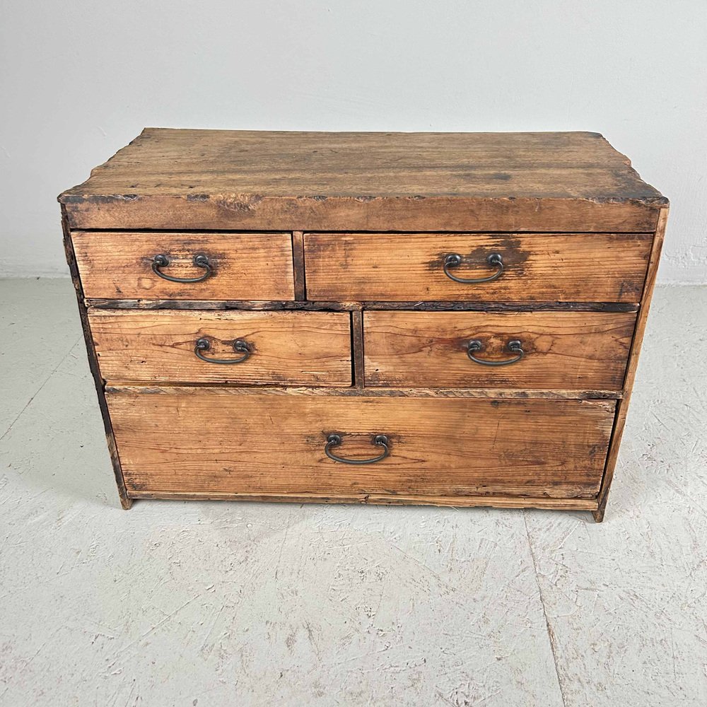Low Taishō Japan Tansu Chest, Japan., 1920s for sale at Pamono