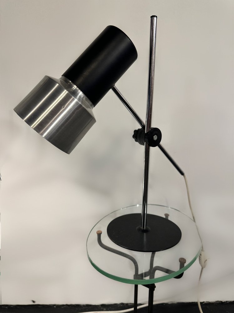 Italian Black & White Prova Lamps, 1960s, Set of 2 for sale at Pamono