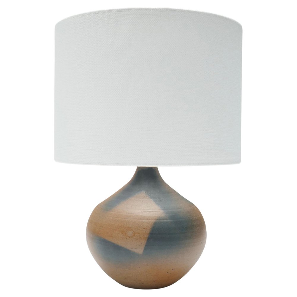 French Stoneware Table Lamp for sale at Pamono