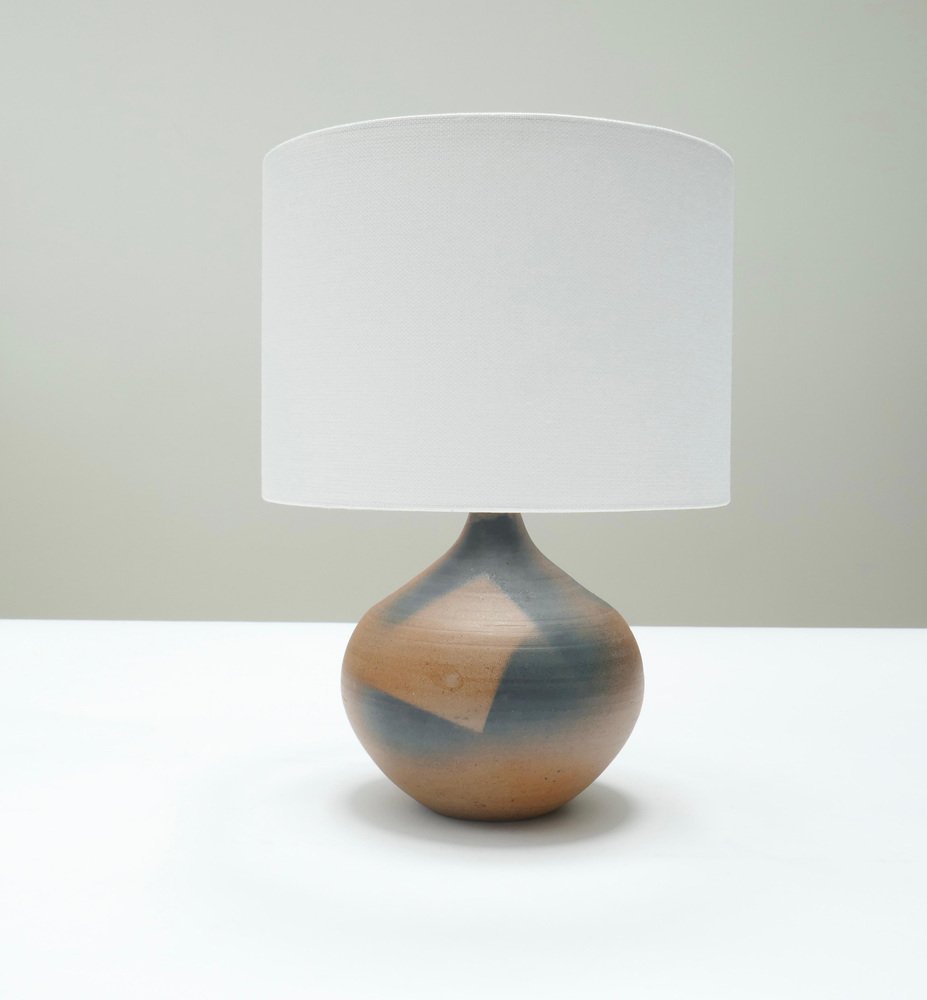 French Stoneware Table Lamp for sale at Pamono