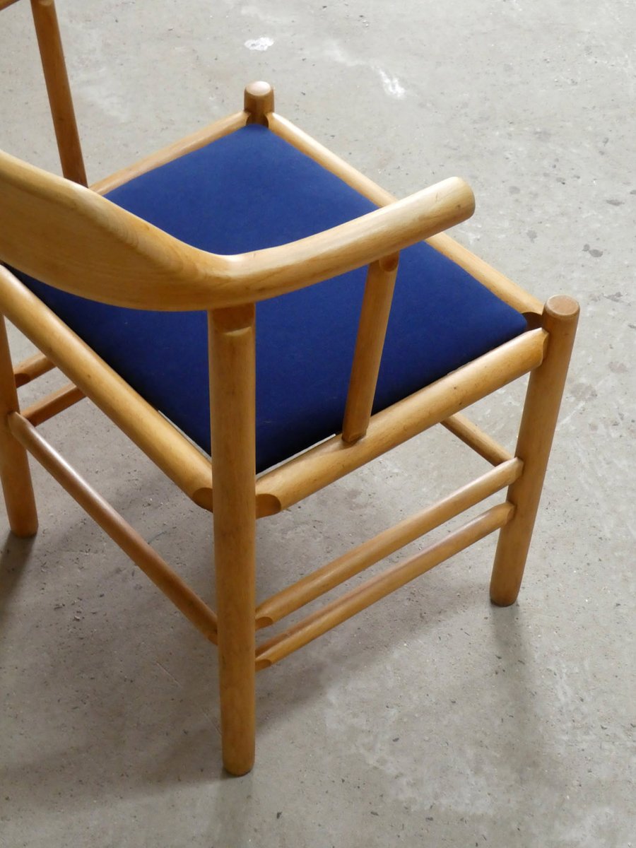 Vintage Beech Chair, 1980s for sale at Pamono