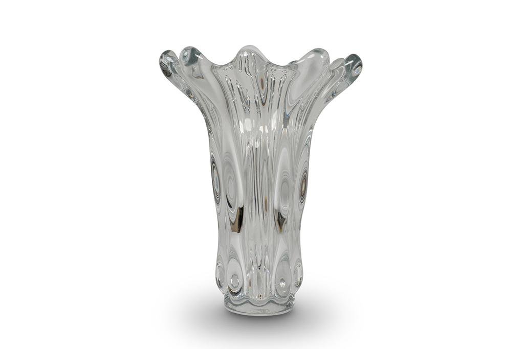 Vintage Crystal Vase, 1920s for sale at Pamono