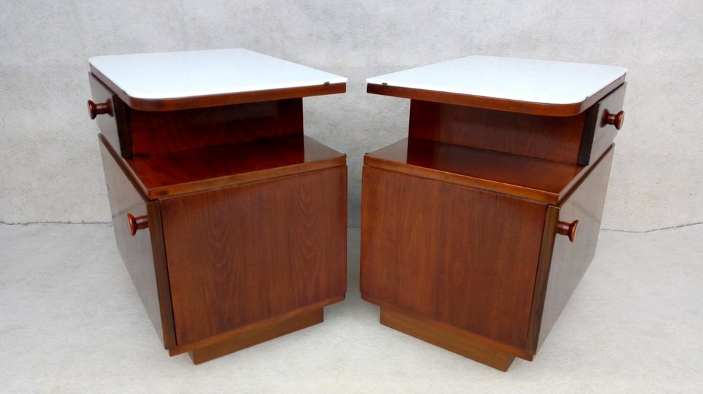 Bedside Tables from Orel, 1961, Set of 2 for sale at Pamono