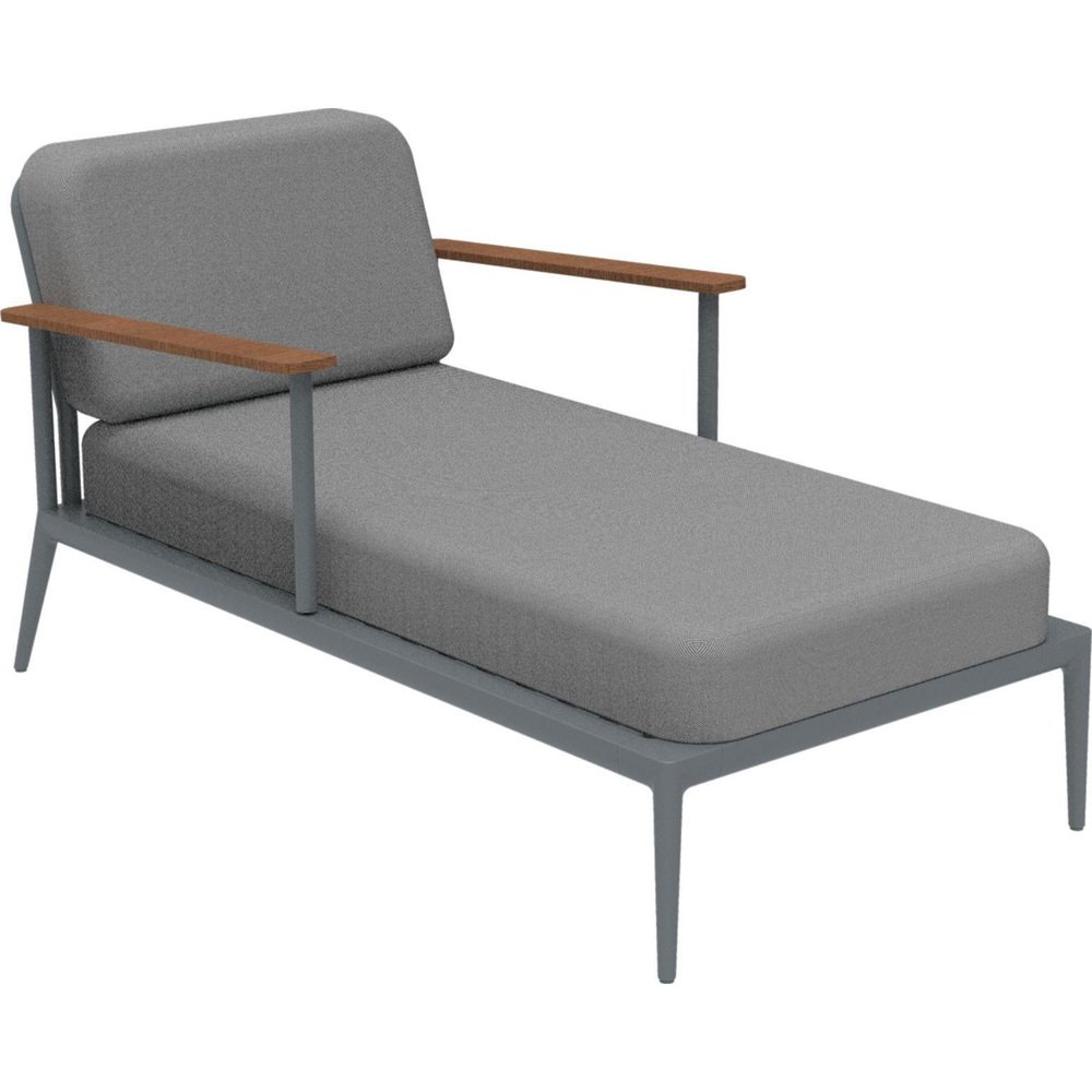 Nature Grey Divan Chaise Lounge by Mowee for sale at Pamono