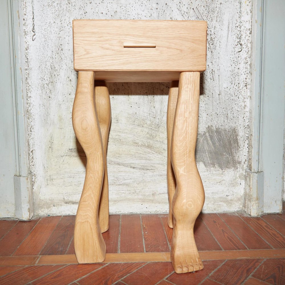 Foot Side Table with Drawer by Project 213A for sale at Pamono
