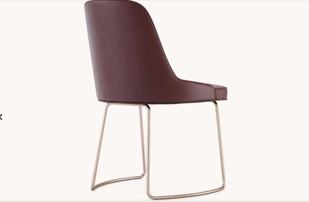 Anna Chair with Metal Baseboard by Domkapa for sale at Pamono