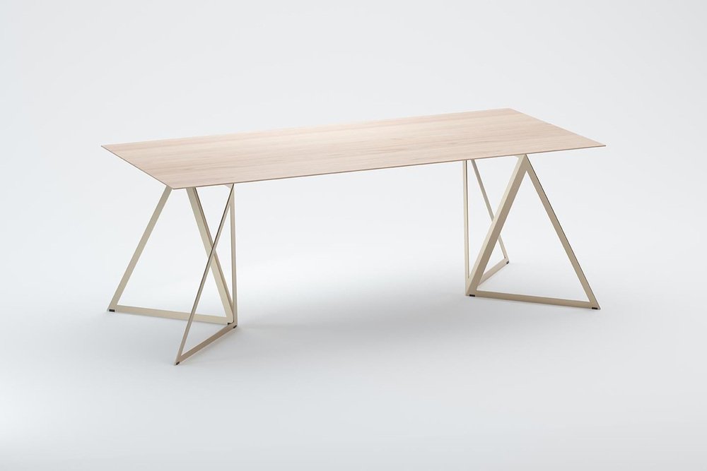 Steel Stand Table 200 Ash by Sebastian Scherer for sale at Pamono