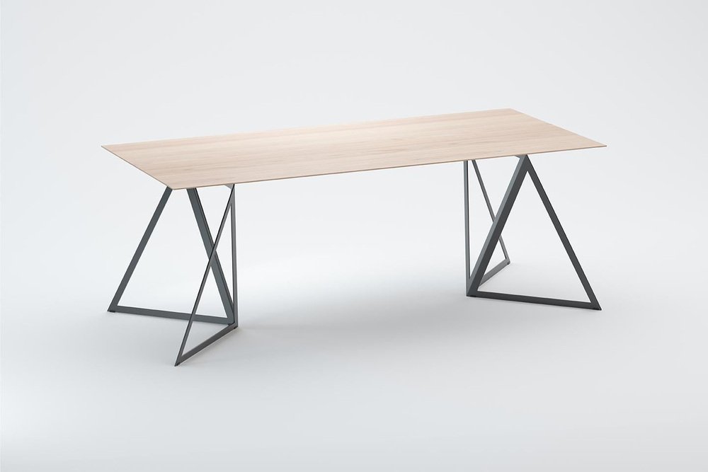 Steel Stand Table 200 Ash by Sebastian Scherer for sale at Pamono