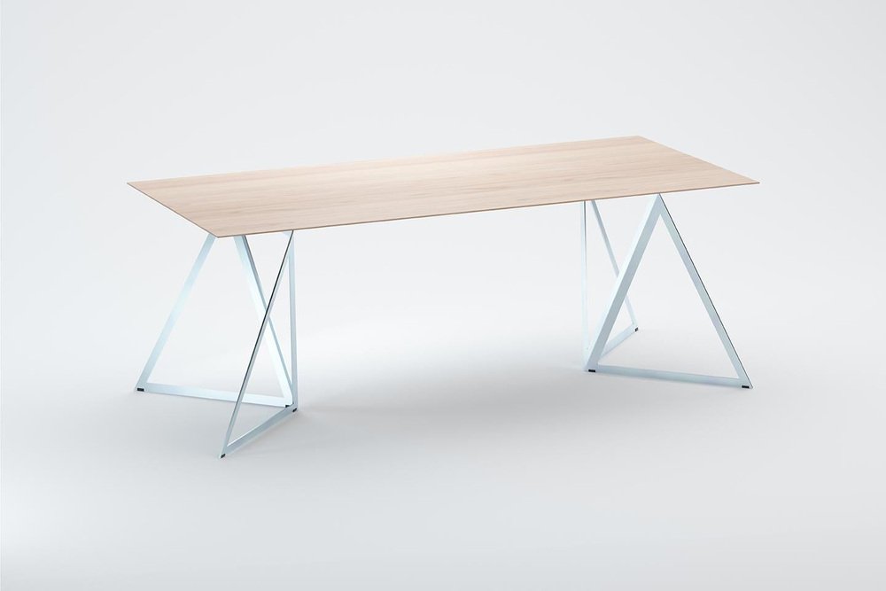 Steel Stand Table 200 Ash by Sebastian Scherer for sale at Pamono