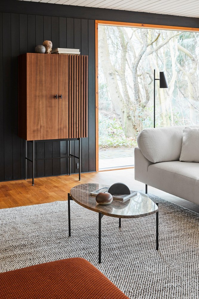 Walnut Array Highboard 80 by Says Who for sale at Pamono