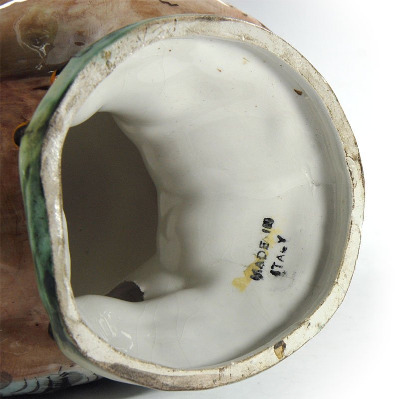 Italian Handpainted Duck Figurine, 1970s for sale at Pamono