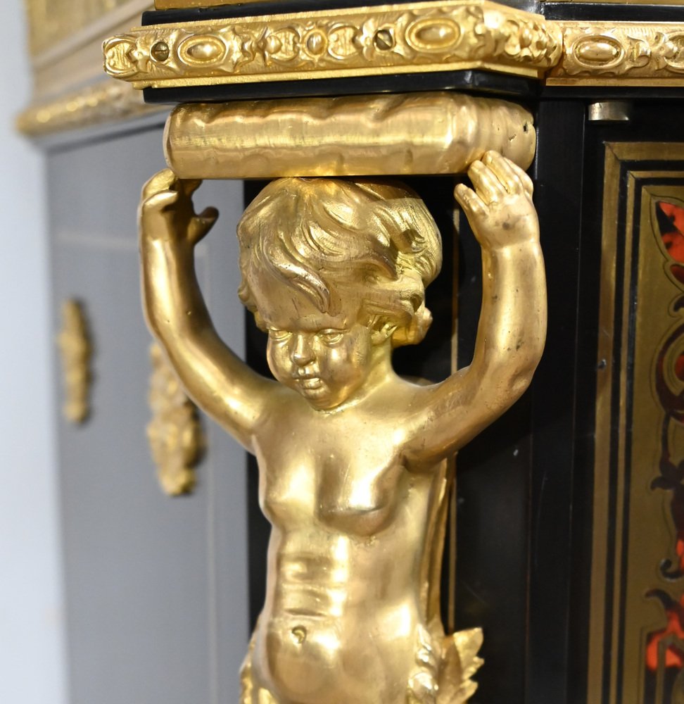 Napoleon III Blackened Pear Wood Support Unit, 19th Century for sale at ...