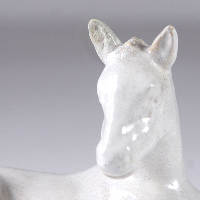 Danish Figure of Lying Horse from Michael Andersen & Son, 1960s for ...