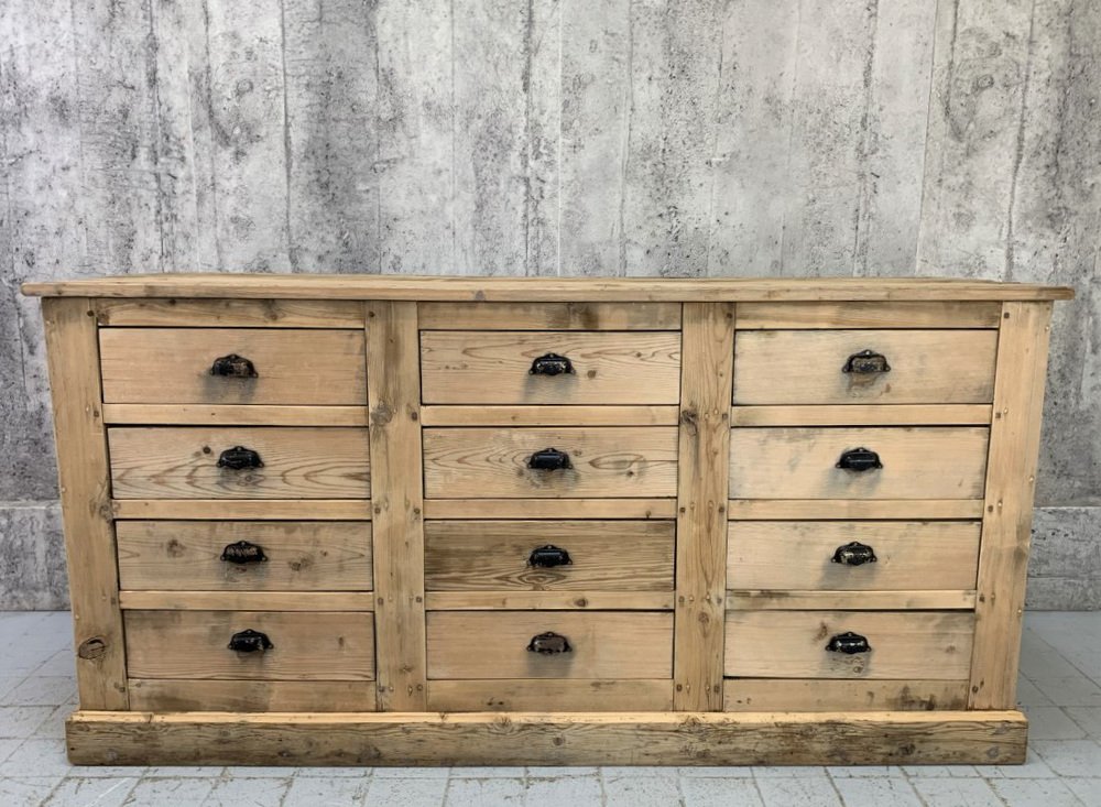 Vintage Hardware Sideboard with Drawers for sale at Pamono
