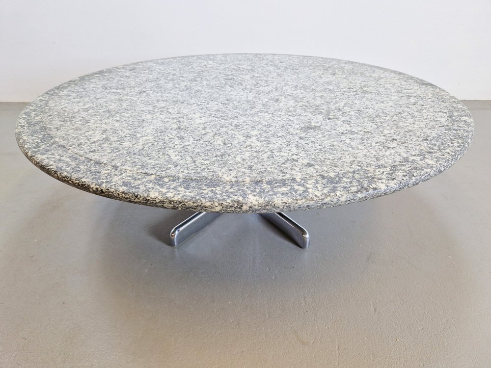 Round Granite Coffee Table by Ammannati & Vitelli for Bruno Brunati ...