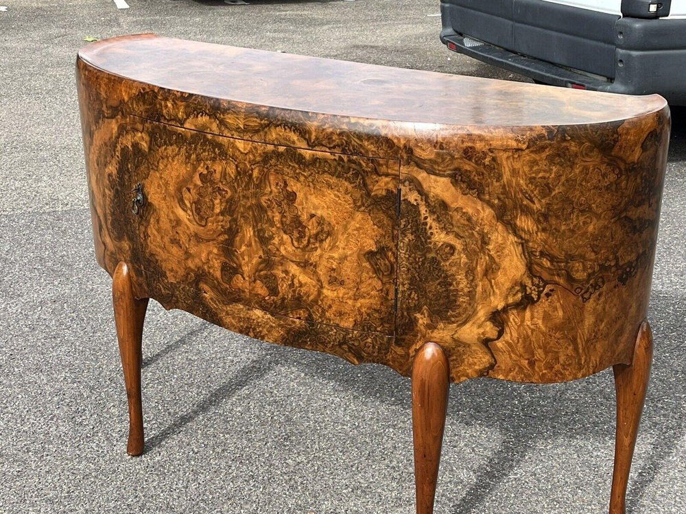 Art Deco Walnut Sideboard by Maurice Adams of London for sale at Pamono