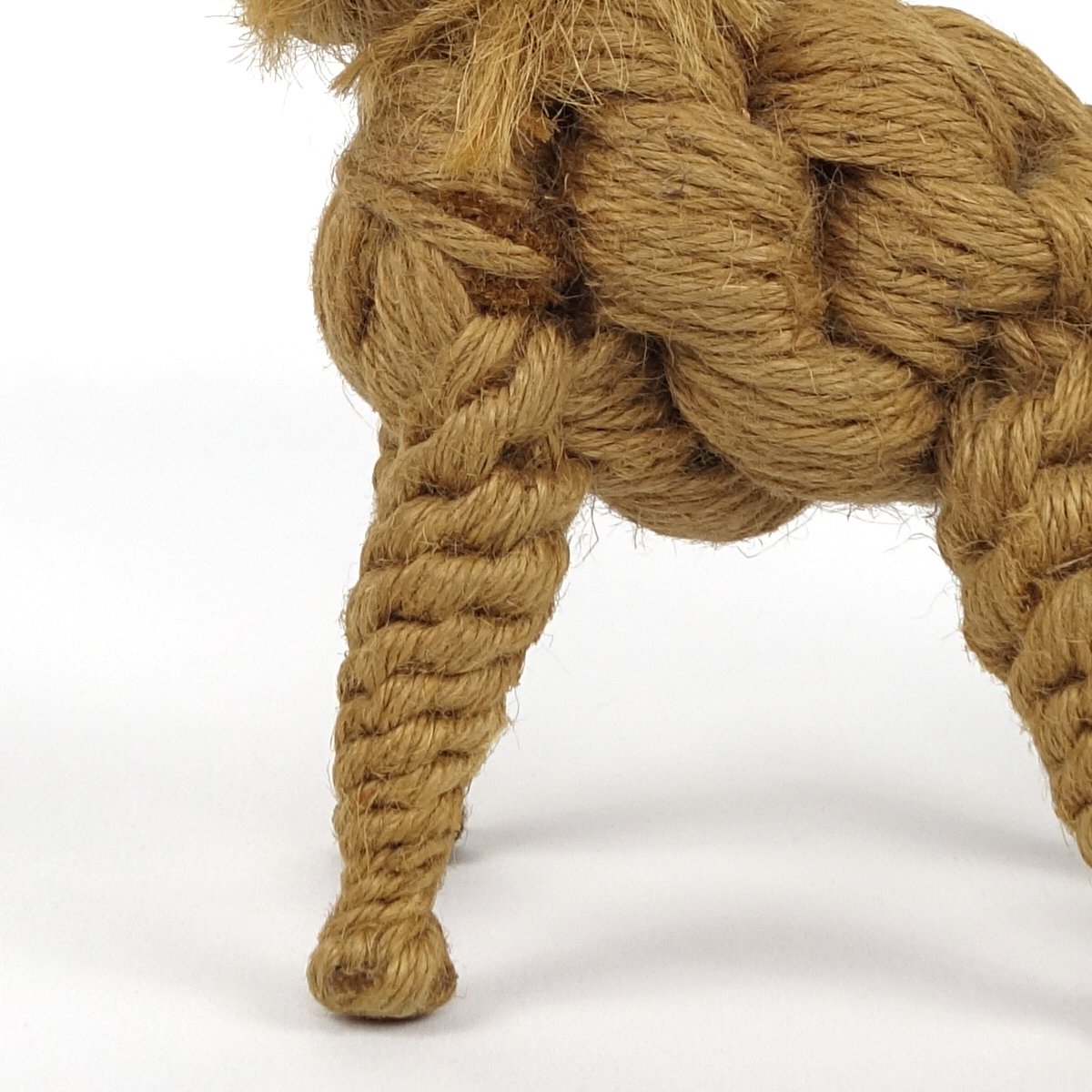 Mid-Century Modern Movable Elephant in Rope and Iron Wire by Jørgen ...