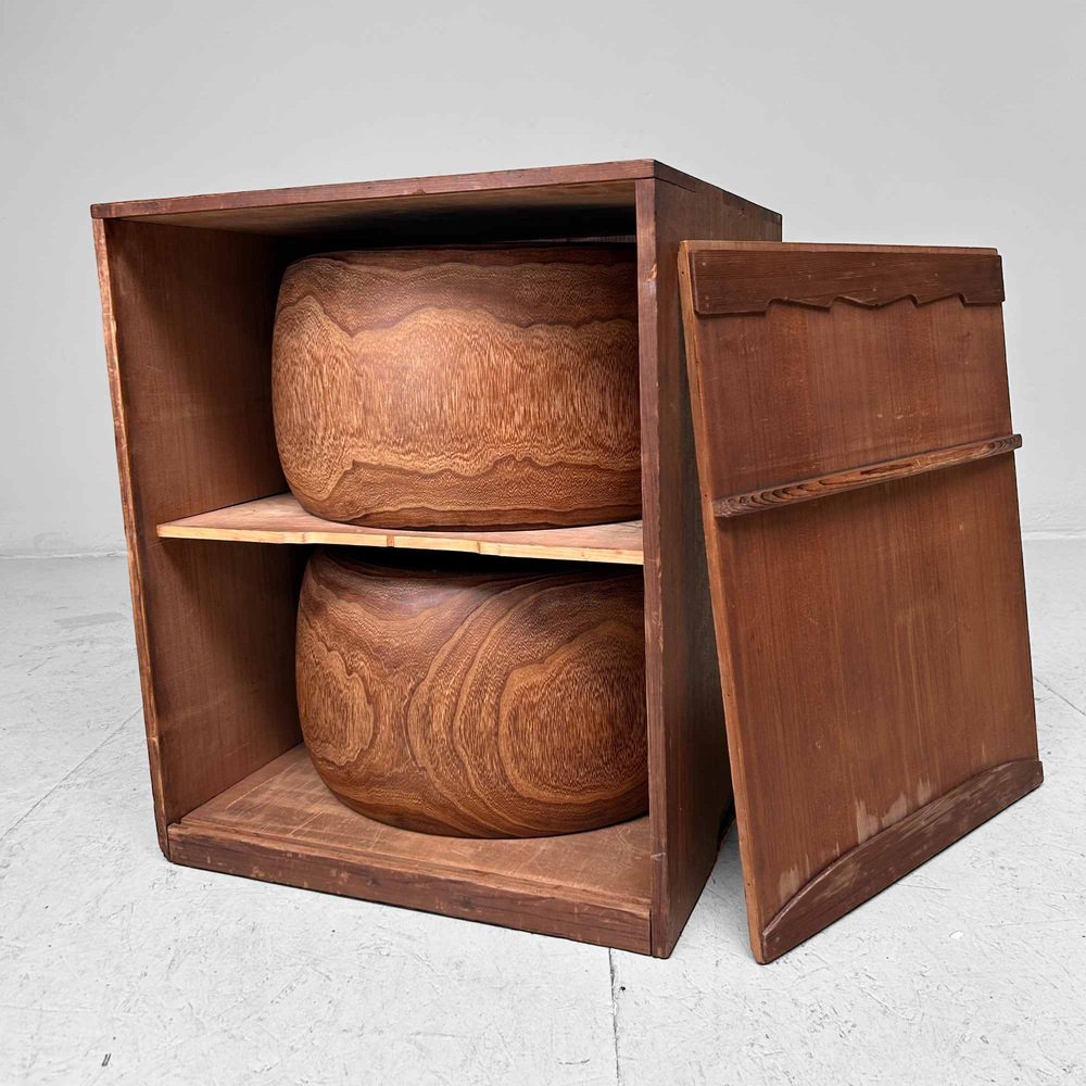 Japanese Traditional Hibachi Fire Pots, 1890s, Set of 2 for sale at Pamono