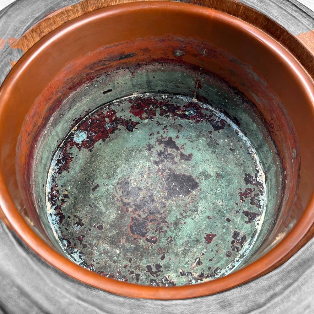 Japanese Traditional Hibachi Fire Pots, 1890s, Set of 2 for sale at Pamono