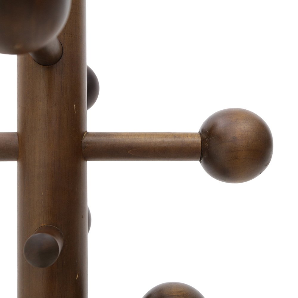 Wooden Column Coat Hanger, 1960s for sale at Pamono