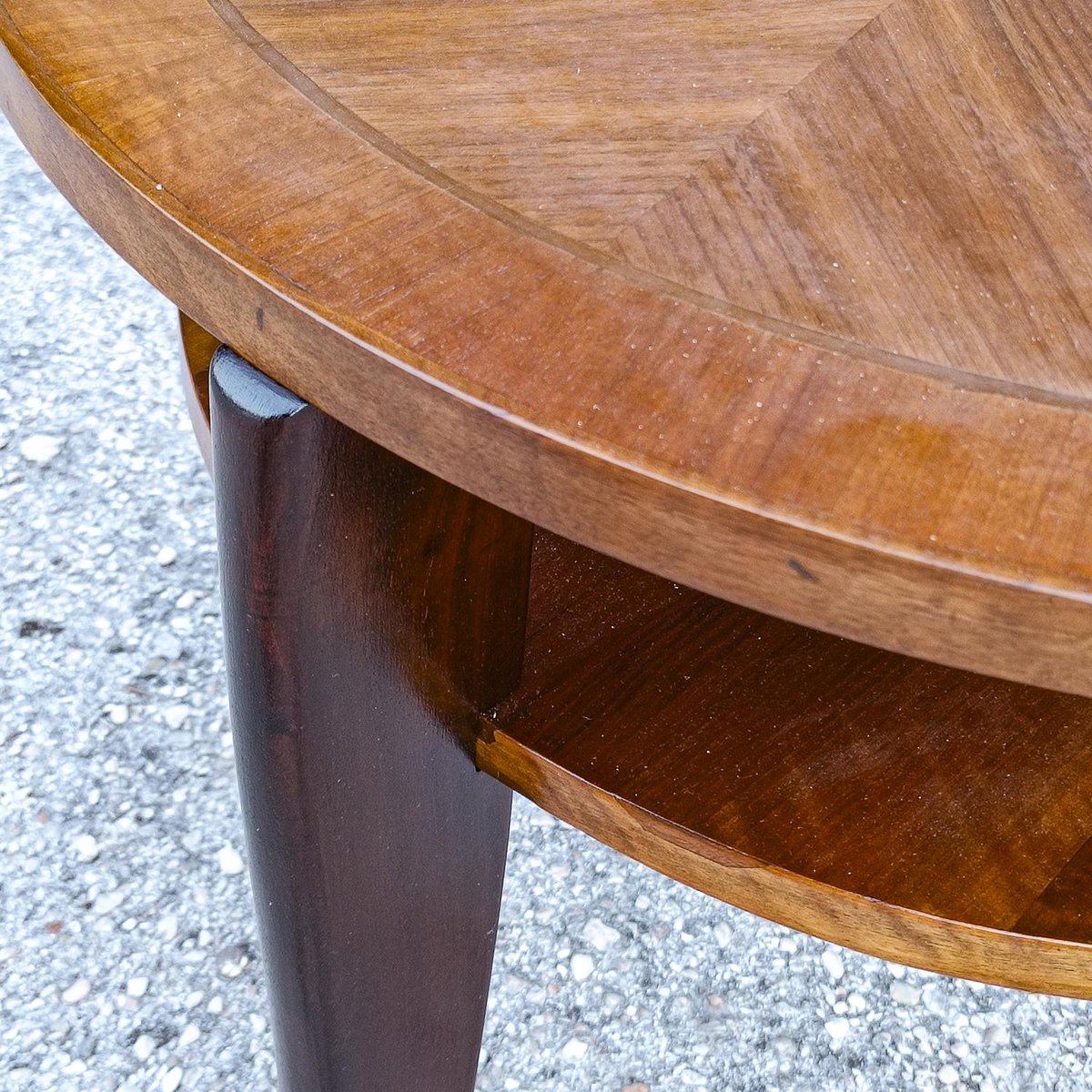 Saber Foot Coffee Table with 2 Shelves for sale at Pamono