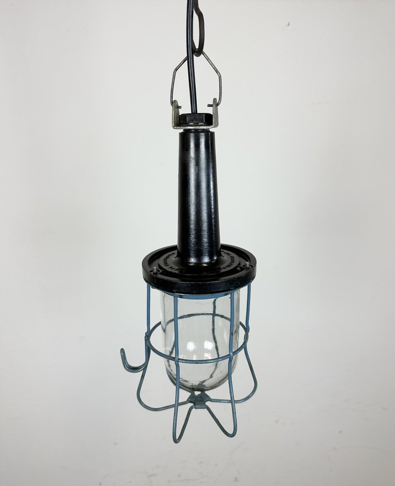 Vintage Industrial Bakelite Hanging Work Light, 1960s for sale at Pamono