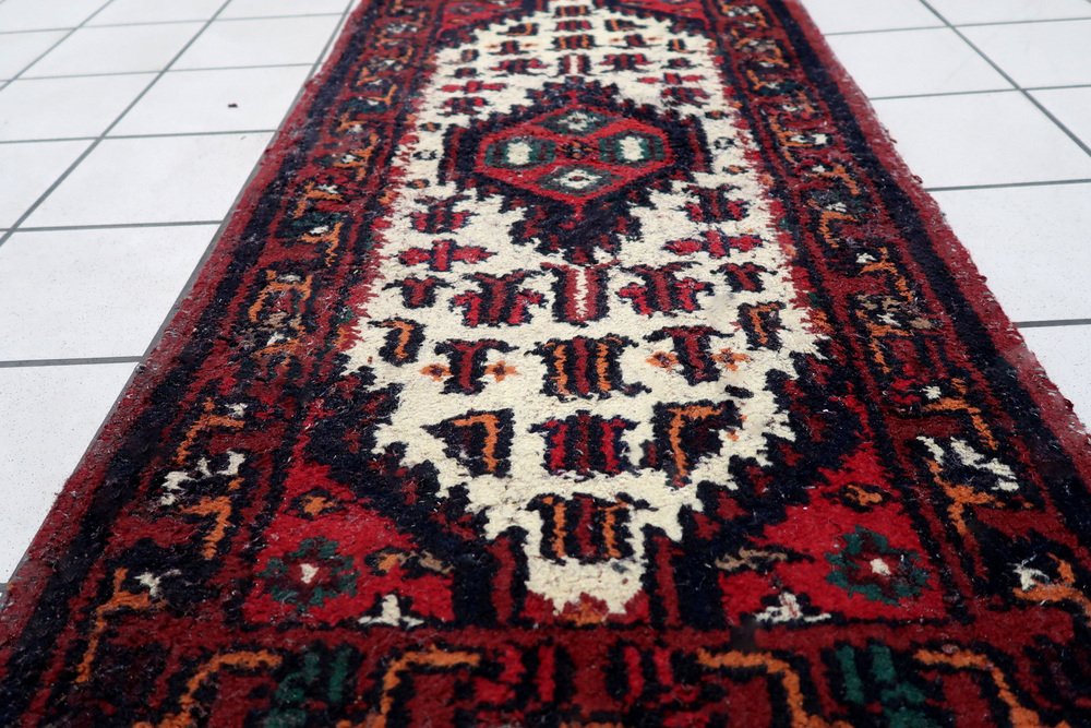 Vintage Middle Eastern Handmade Hamadan Rug, 1970s for sale at Pamono