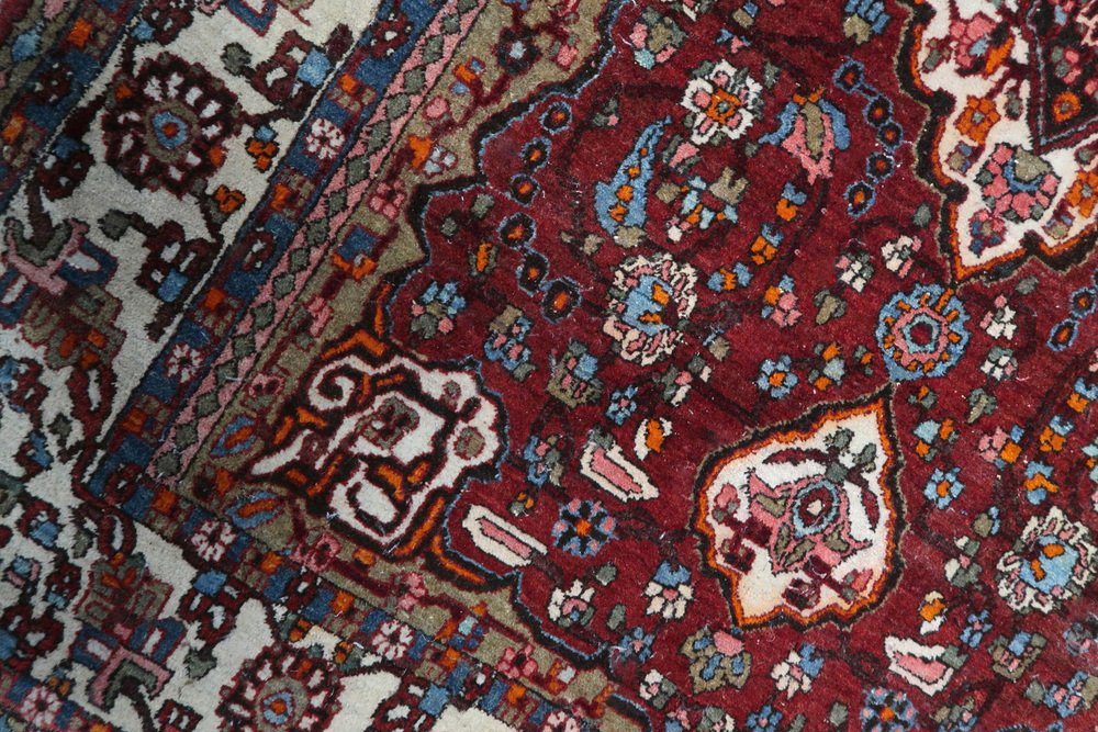 Vintage Handmade Middle Eastern Style Mahal Rug, 1950s for sale at Pamono