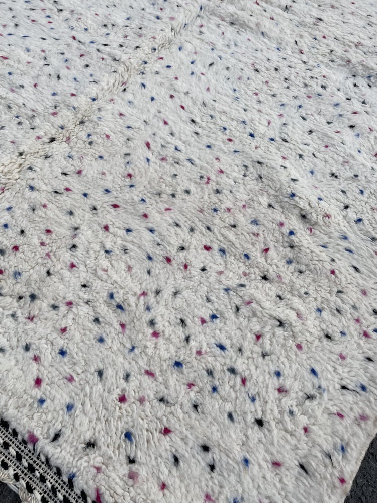 Large White Berber Area Rug for sale at Pamono