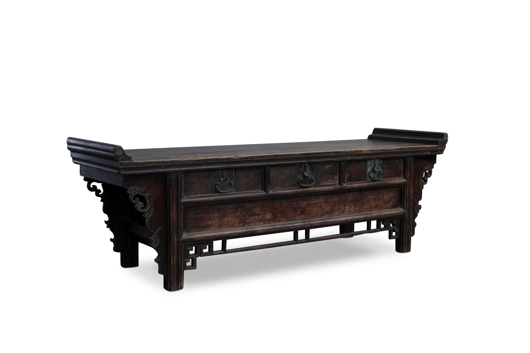 Low Carved Altar Table for sale at Pamono