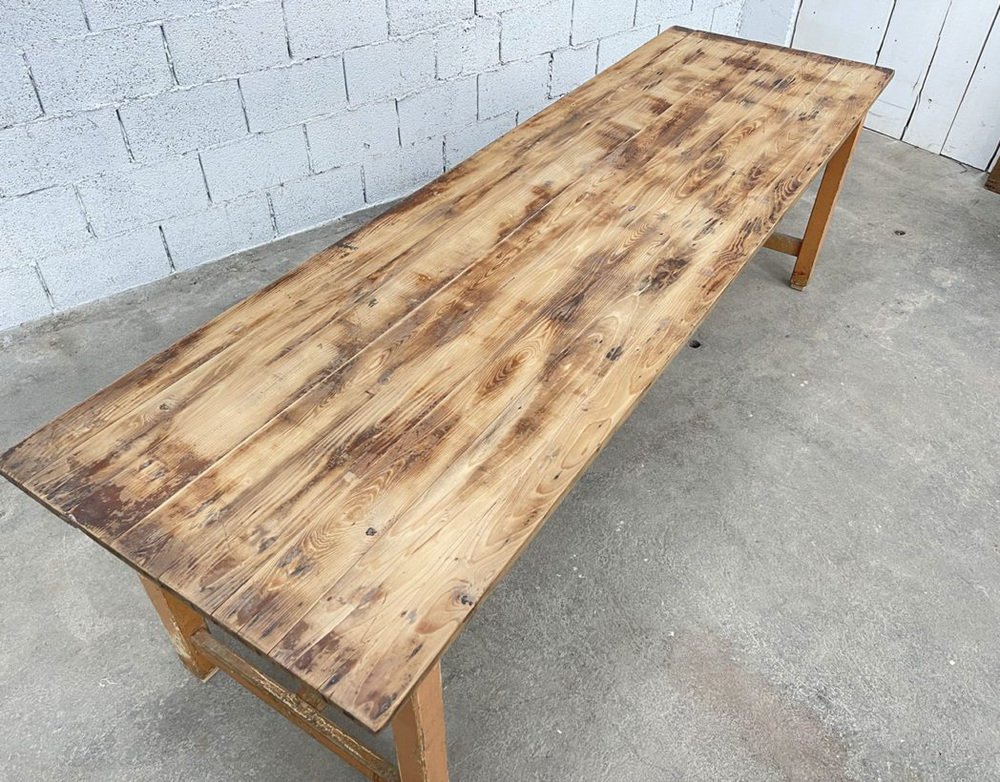 Vintage Farm Table, 1900s for sale at Pamono