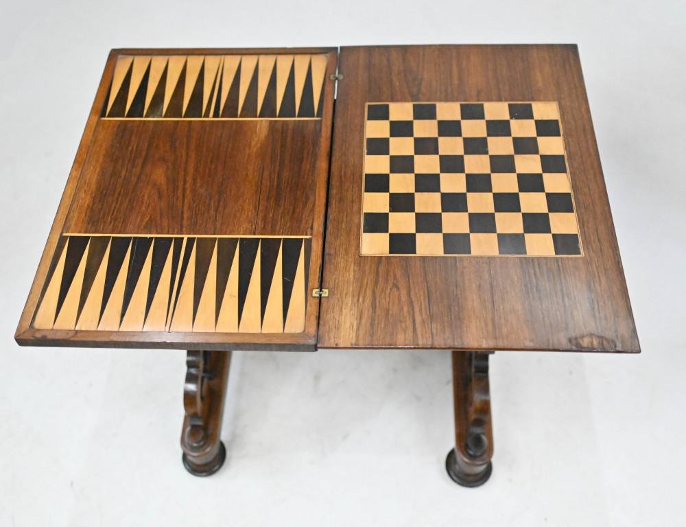 Victorian Games Table, 1840s for sale at Pamono