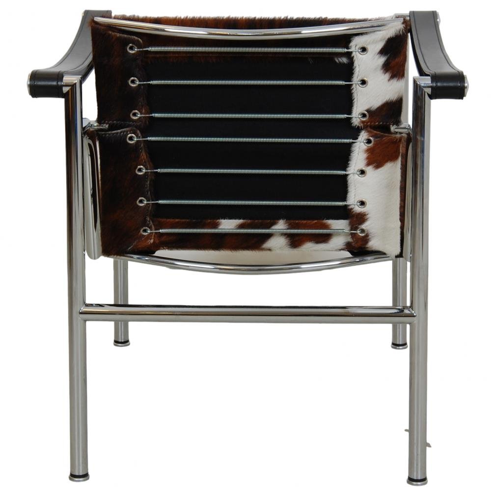 LC-1 Chair in Brown and White Ponyskin by Le Corbusier for Cassina for ...