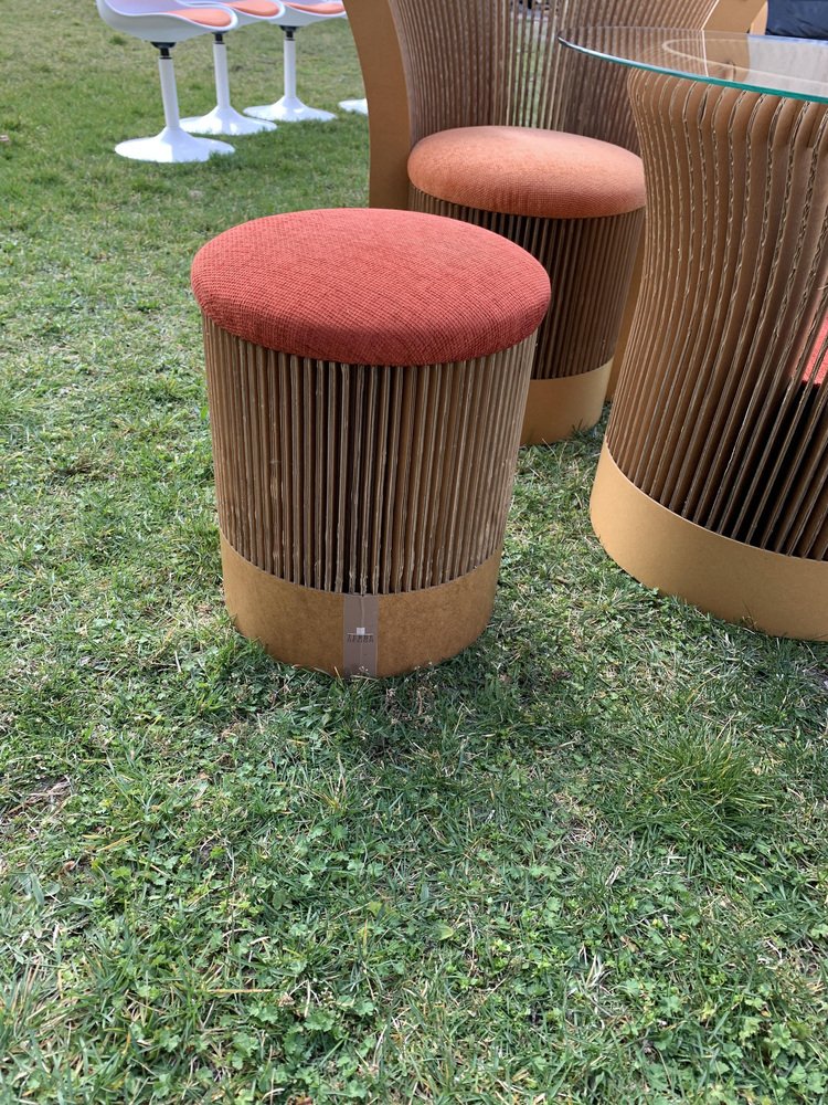 Mid-Century Modern Cardboard Set, 2000s, Set of 5 for sale at Pamono