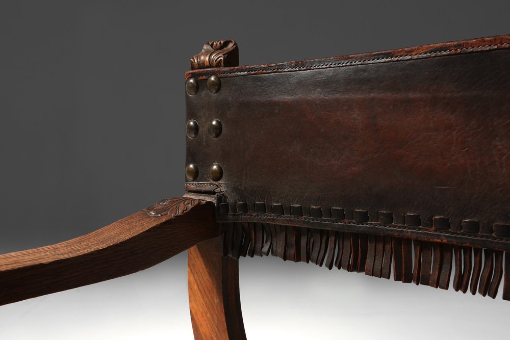 Neo-Renaissance Throne Chair, 1890s for sale at Pamono