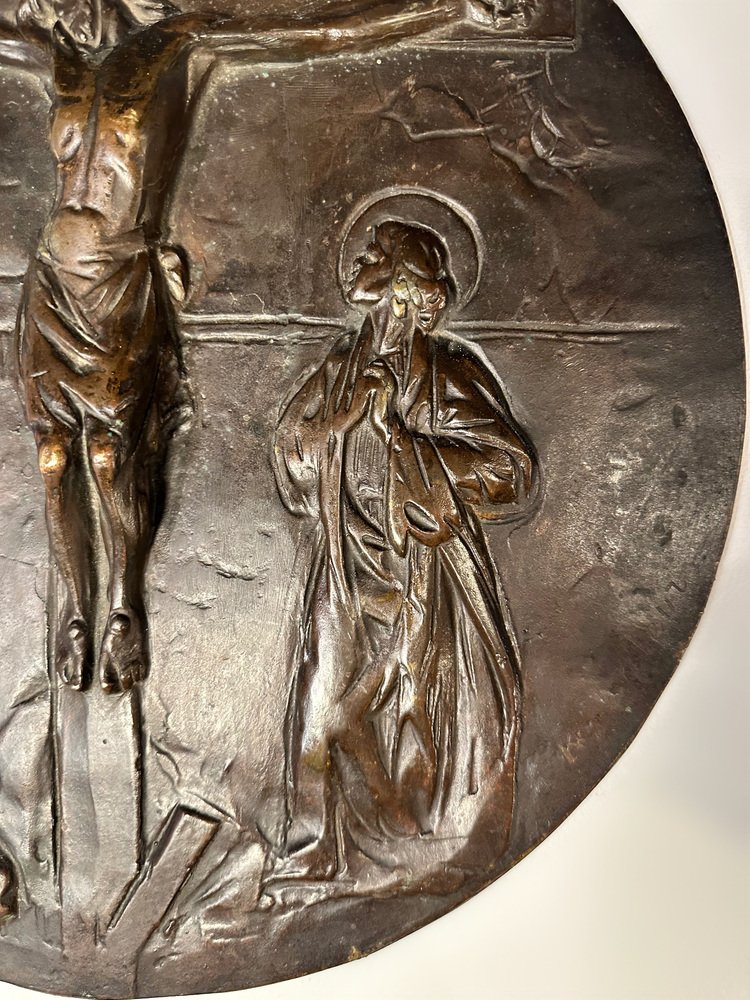 Ecclesiastical Relief of Jesus, 1960, Bronze for sale at Pamono