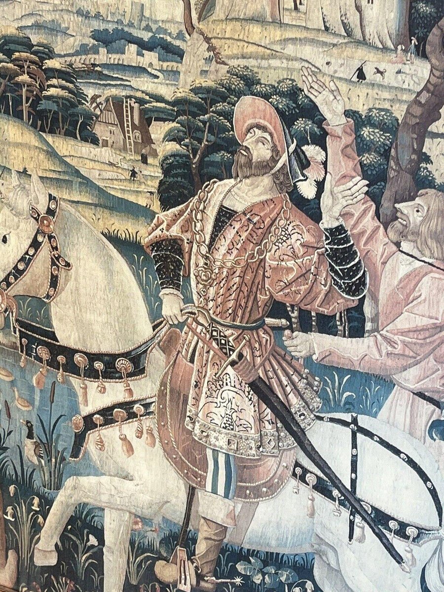 Tudor Hunting Scene Tapestry for sale at Pamono