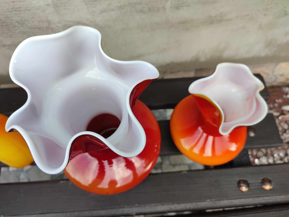 Vintage Vases, 1960s, Set of 4 for sale at Pamono