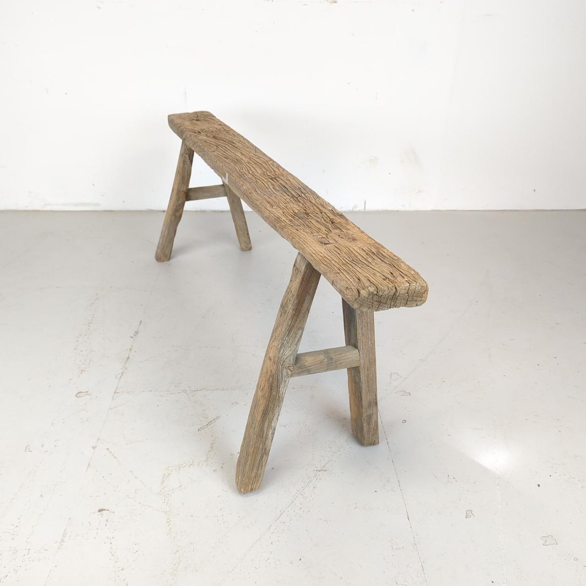 Vintage Wooden Pig Bench for sale at Pamono