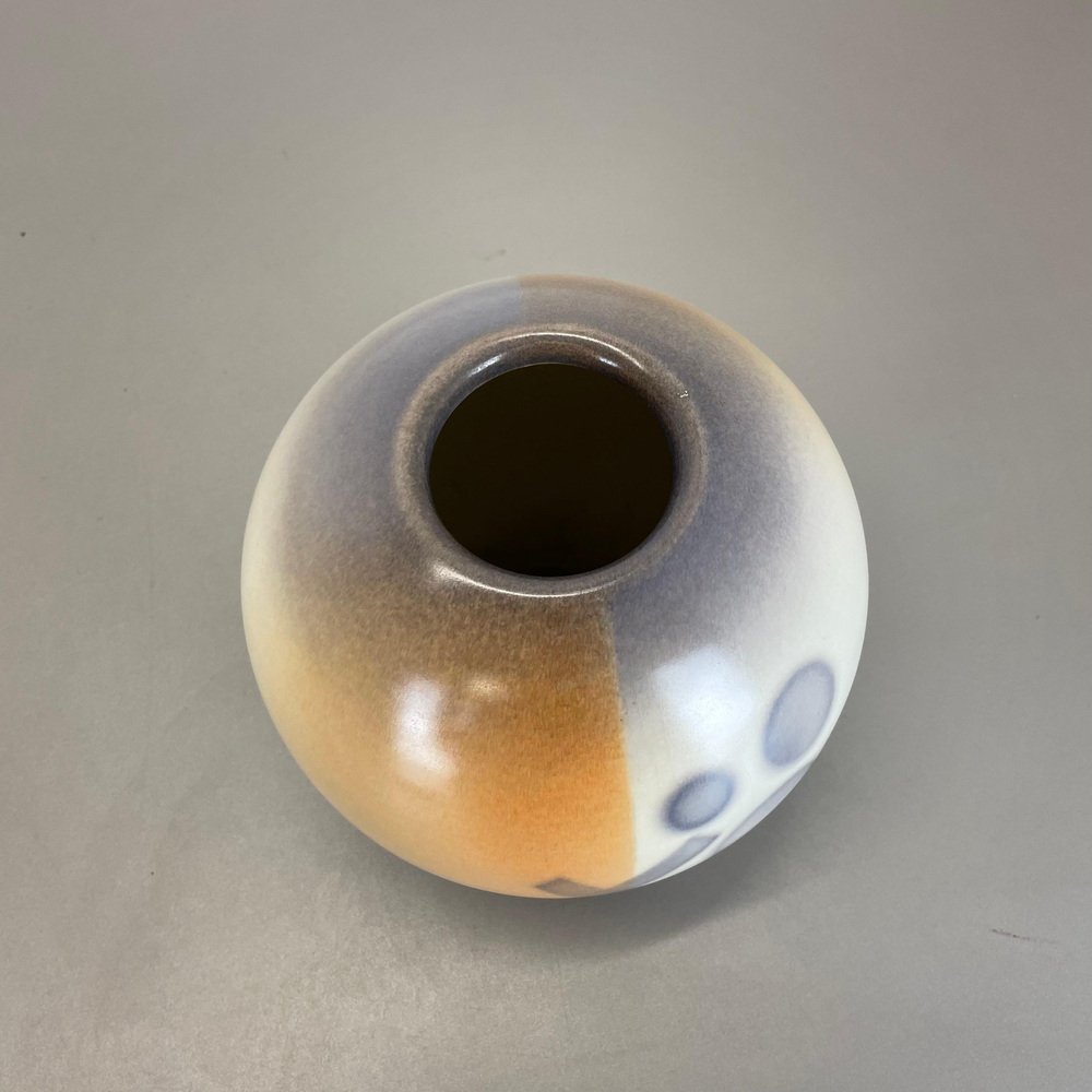 Bauhaus Ceramic Pottery Vase attributed to Karlsruher Majolika, Germany ...