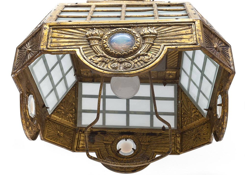 Art Deco Ceiling Light, 1890s for sale at Pamono