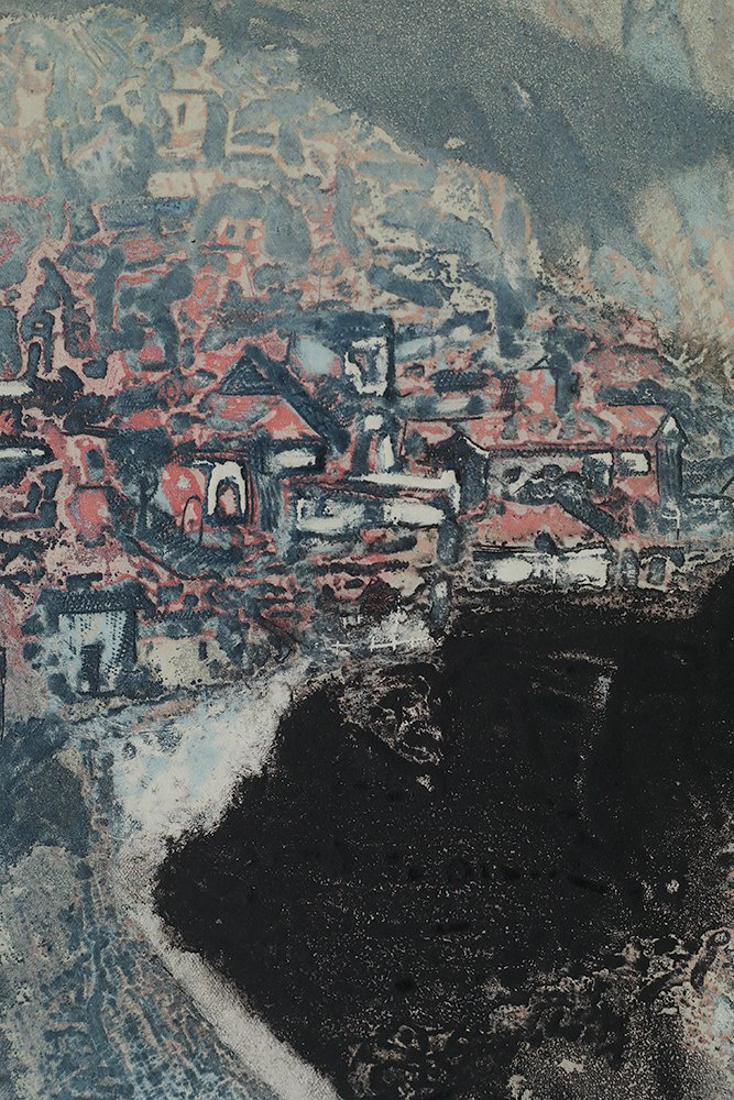 Lawrence Heyman, Sea Coast, Etching on Arches Paper, 1960s for sale at ...