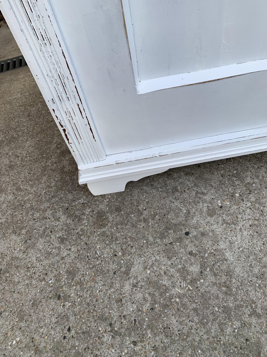 Vintage Painted Wooden Wardrobe for sale at Pamono