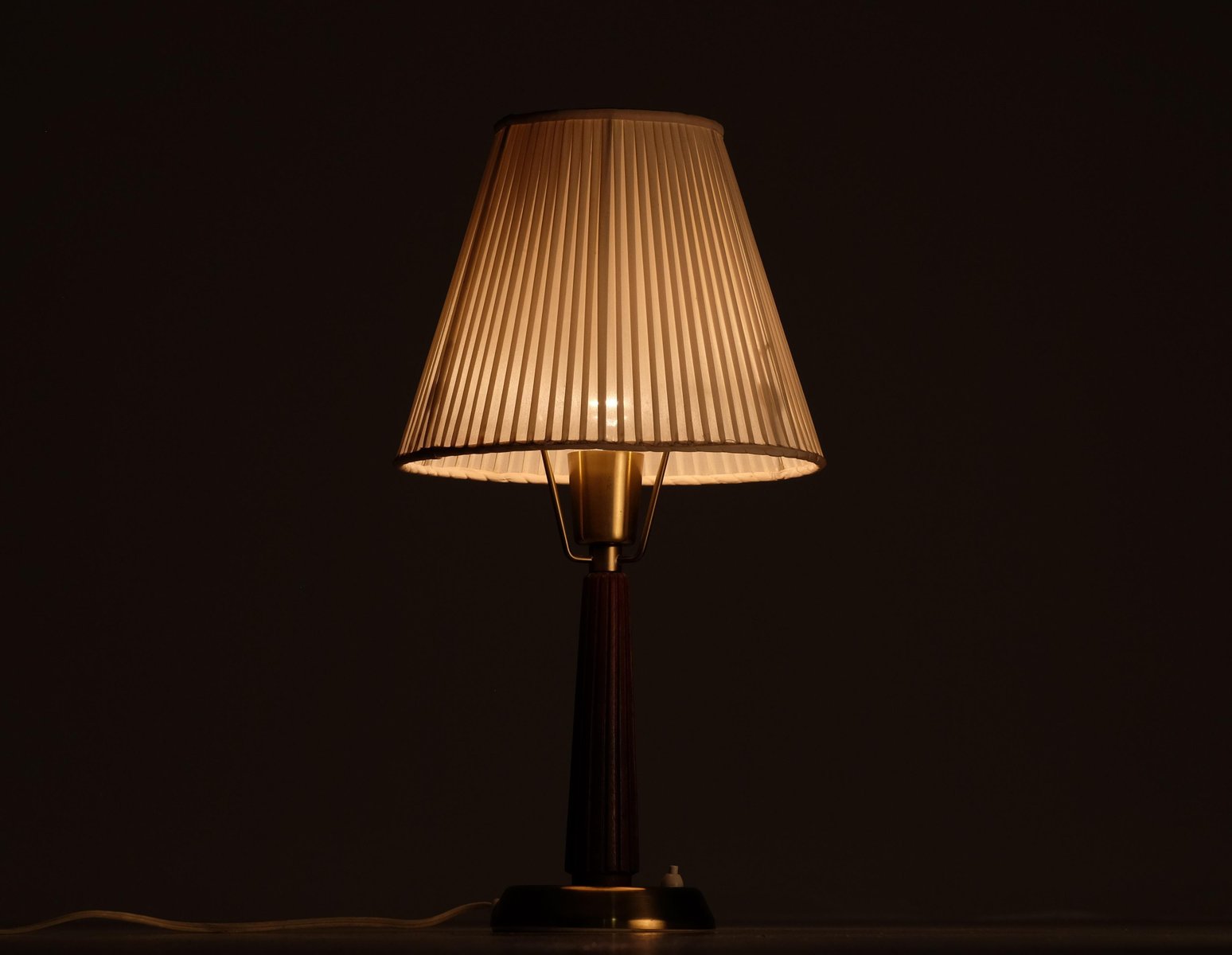Swedish Table Lamp by Hans Bergström for Asea, 1950s for sale at Pamono