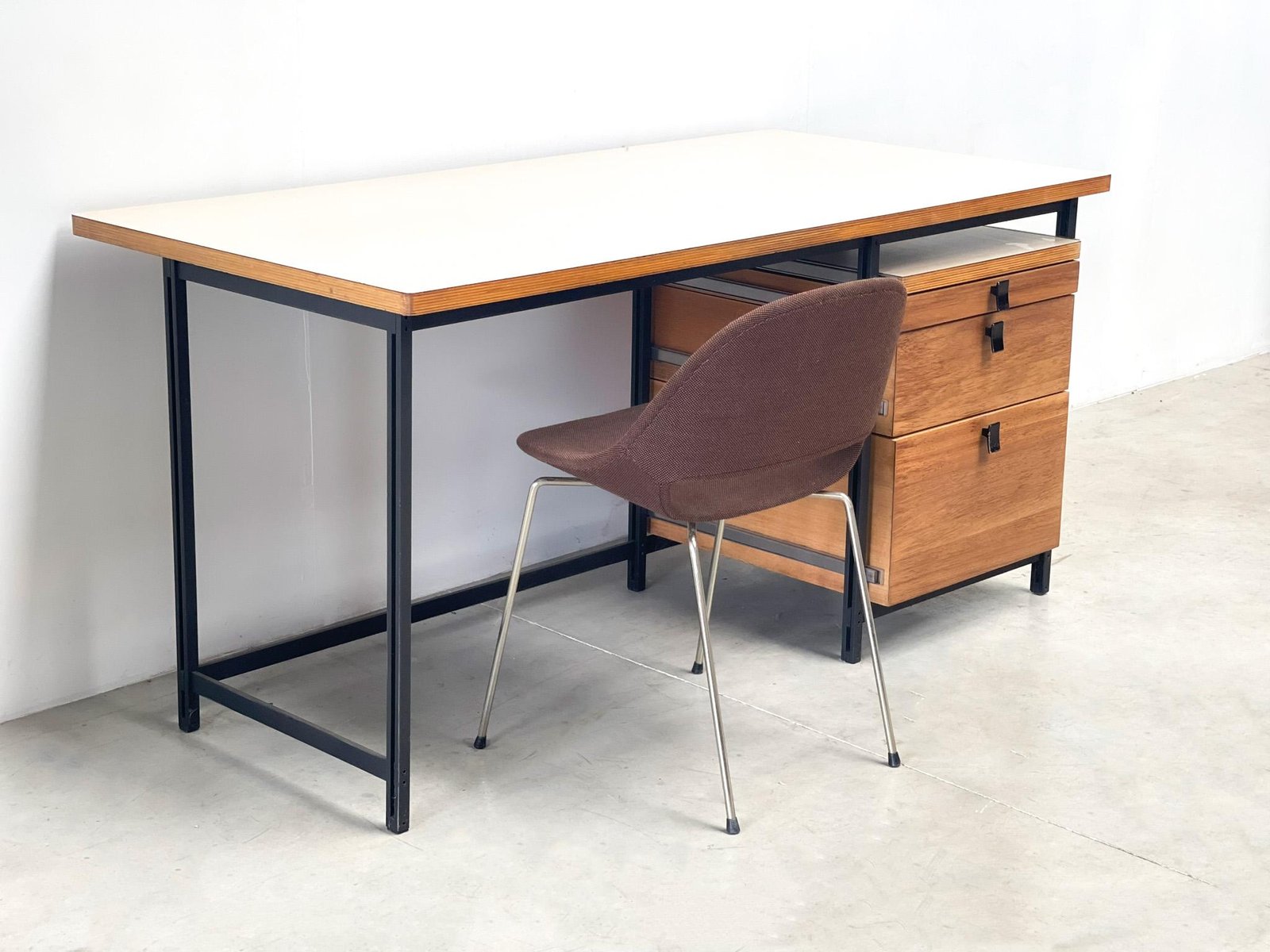 Vintage Sl 58 Chair by Leon Steynen, 1950s for sale at Pamono