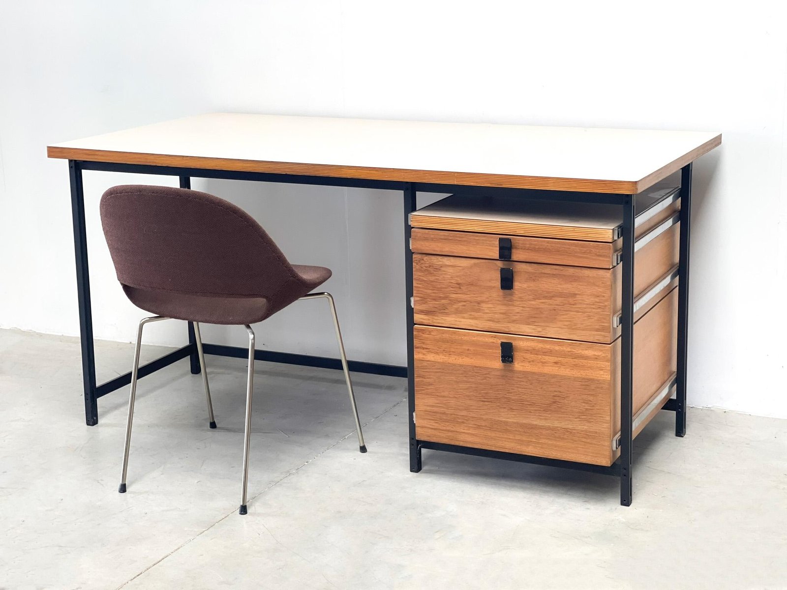 Vintage Sl 58 Chair by Leon Steynen, 1950s for sale at Pamono